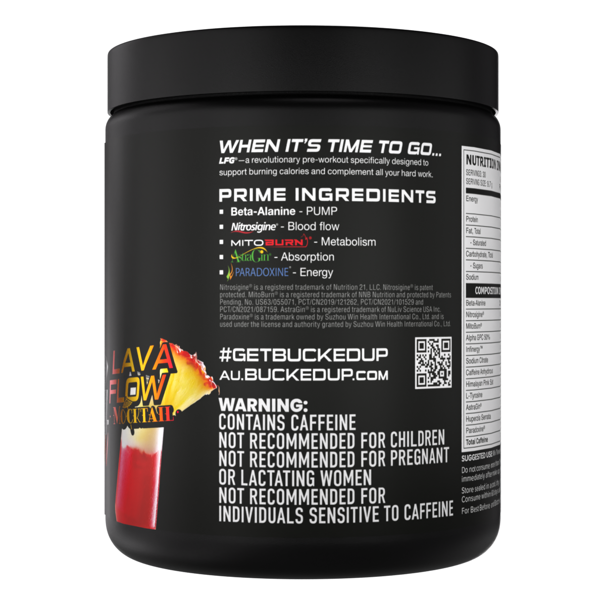 LFG Pre-Workout - Bucked Up AU
